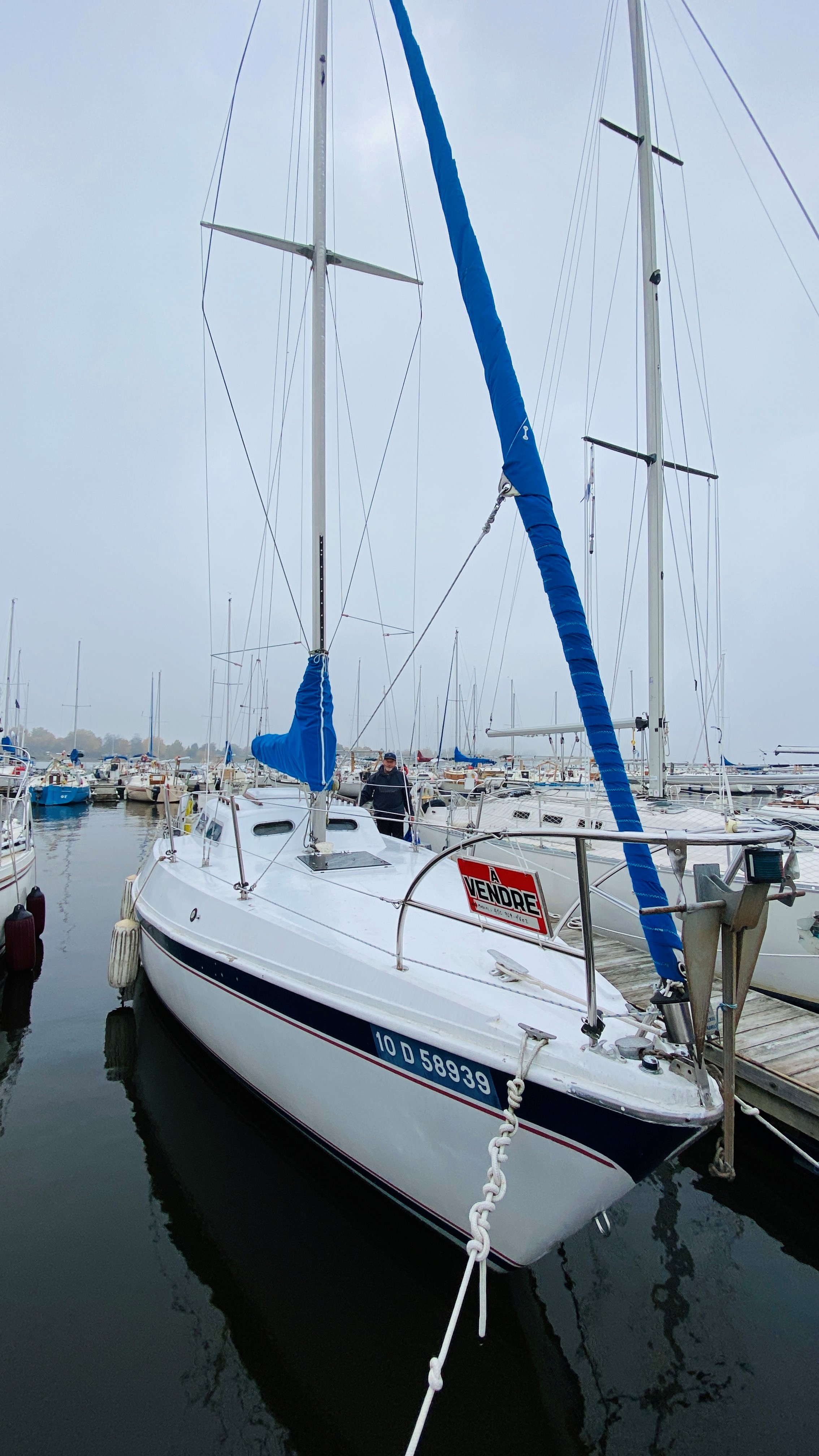 Voilier CAL 27 T/2 (1972) à vendre – En bon état « Voiliers Québec